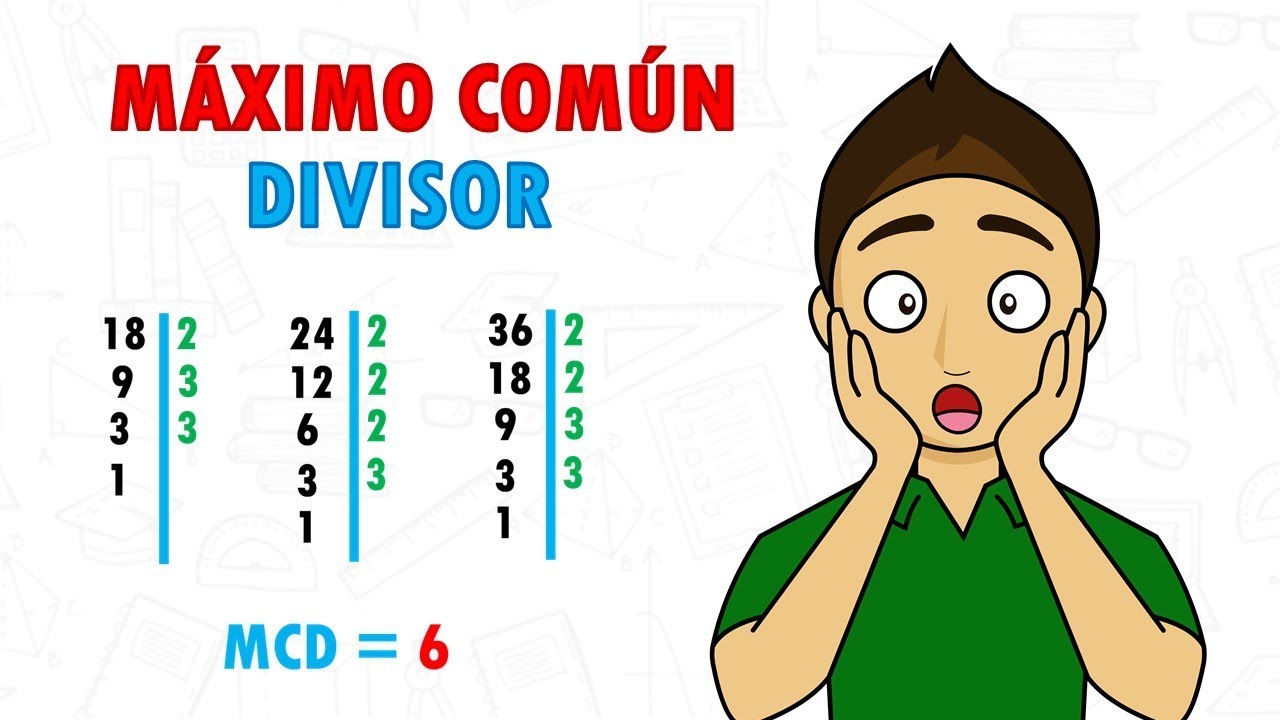 ¿Cómo se obtiene el máximo común divisor? 🧮